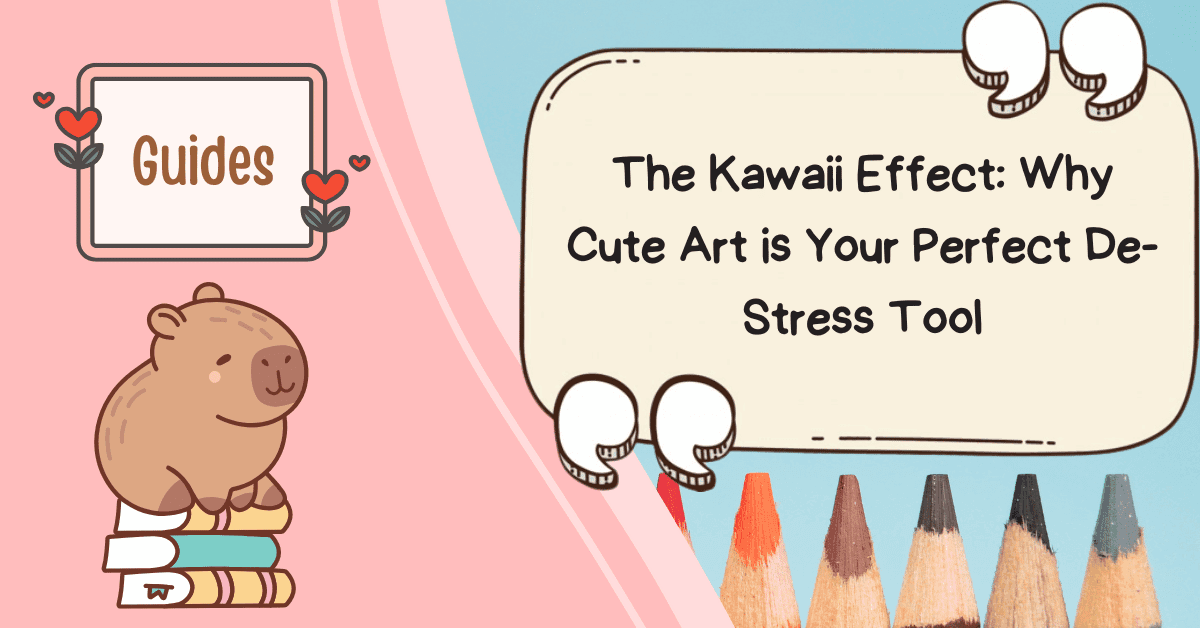 The Kawaii Effect: Why Cute Art is Your Perfect De-Stress Tool | ColorAria